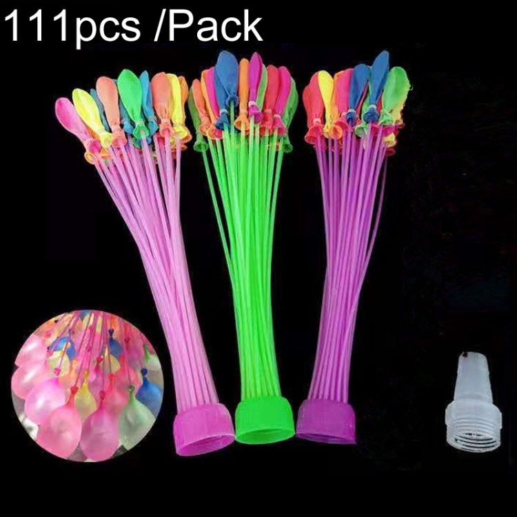 111pcs /Pack Quick Fill Water Balloon Toys Water Festival Water Battle Game
