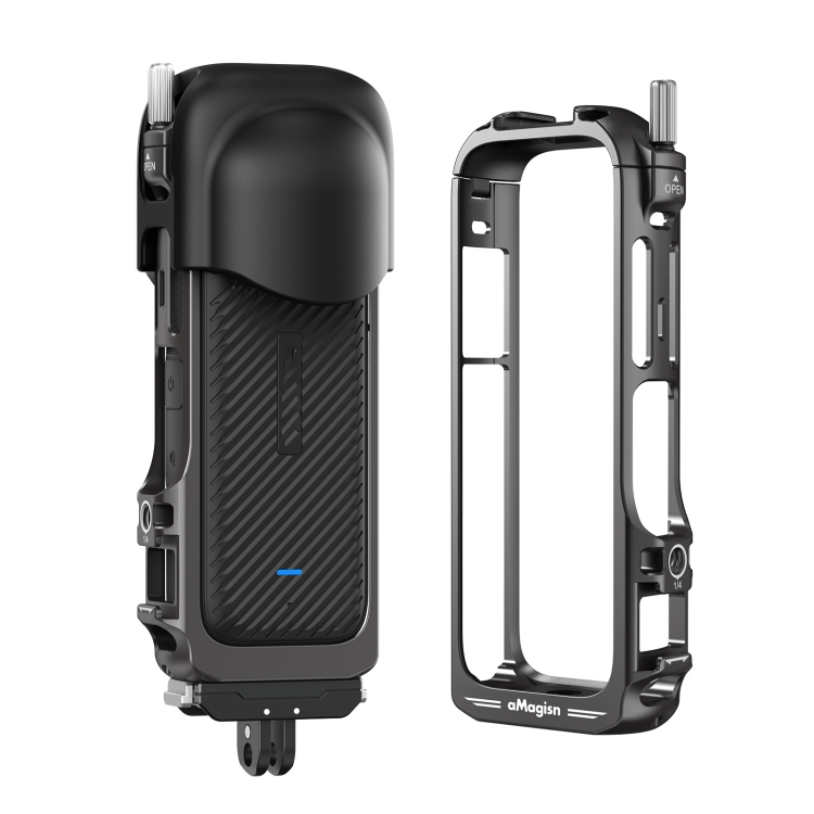 For Insta360 X4 aMagisn Metal Protective Housing Frame Quick Release ...