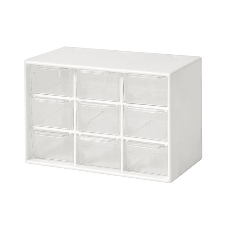 Transparent Desktop Small Objects Compartment Drawer Organizer Hair ...