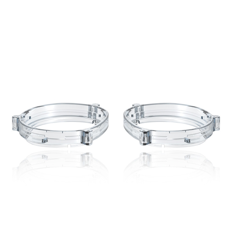 For Meta Quest 3 VR Magnetic Eyeglasses Frame, Spec: L&R Frame Transparent