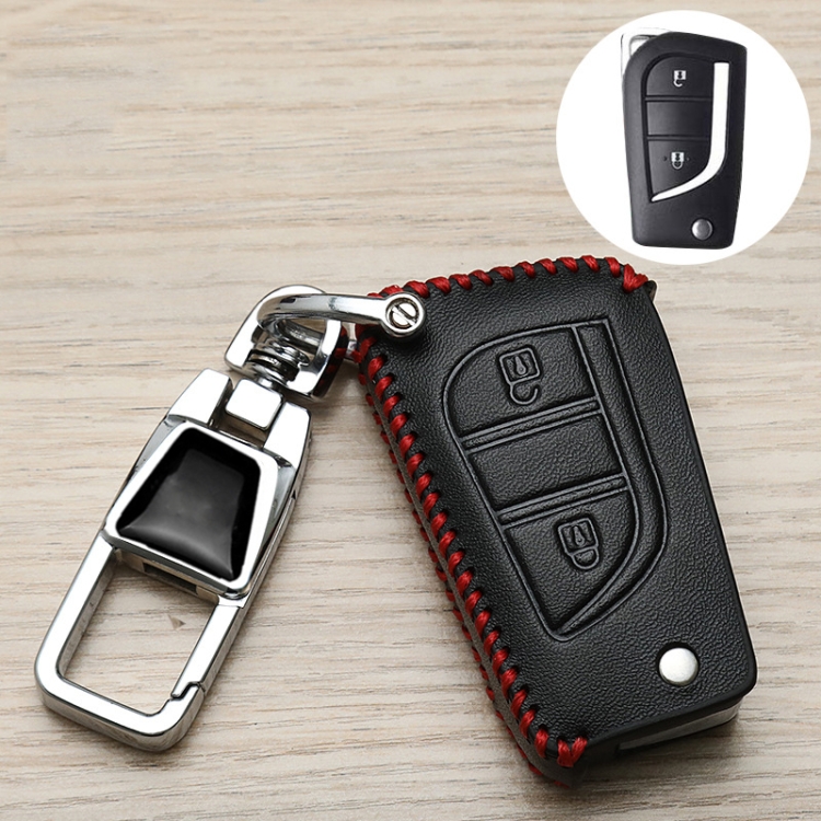 For Toyota Car Key Cover Multifunctional Keychain Anti-lost Number ...