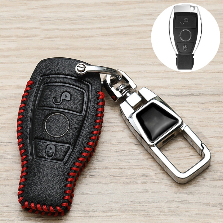 For Mercedes-Benz Car Key Cover Multifunctional Keychain Anti-lost ...