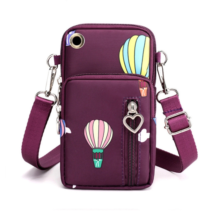 Crossbody Mobile Phone Bag Vertical Wallet Wrist Pouch With Arm Band ...
