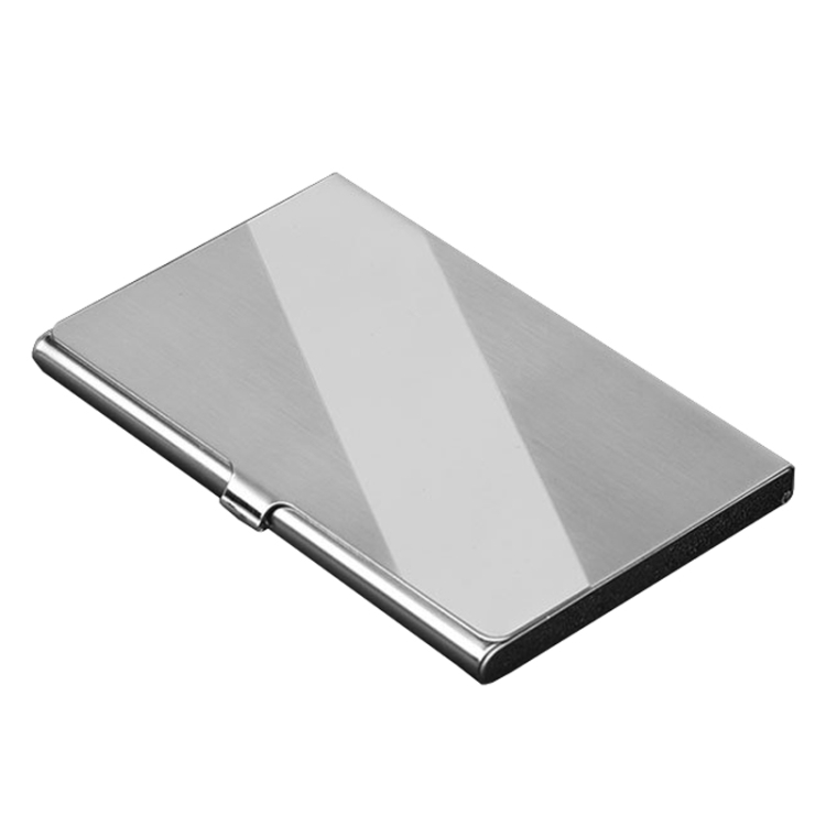Minimalist Men Business Card Holder Portable Metal Name Card Case ...