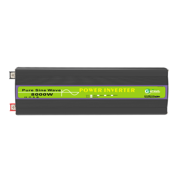 Gurxun 48V-220V 8000W Pure Sine Wave Inverter Car Single Digital ...