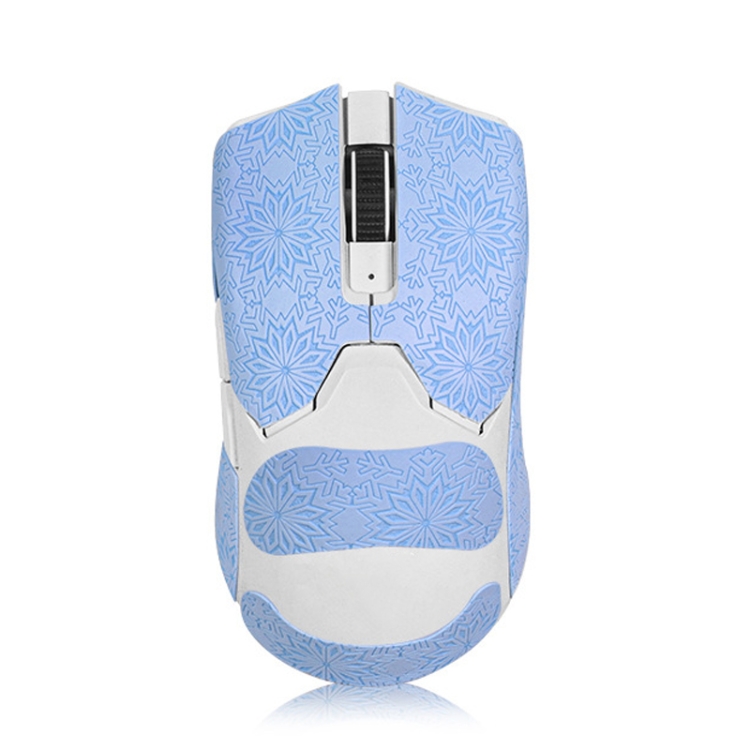 Snowflake Pattern Anti-slip Mouse Stickers For Razer Viper V2 Pro Blue ...