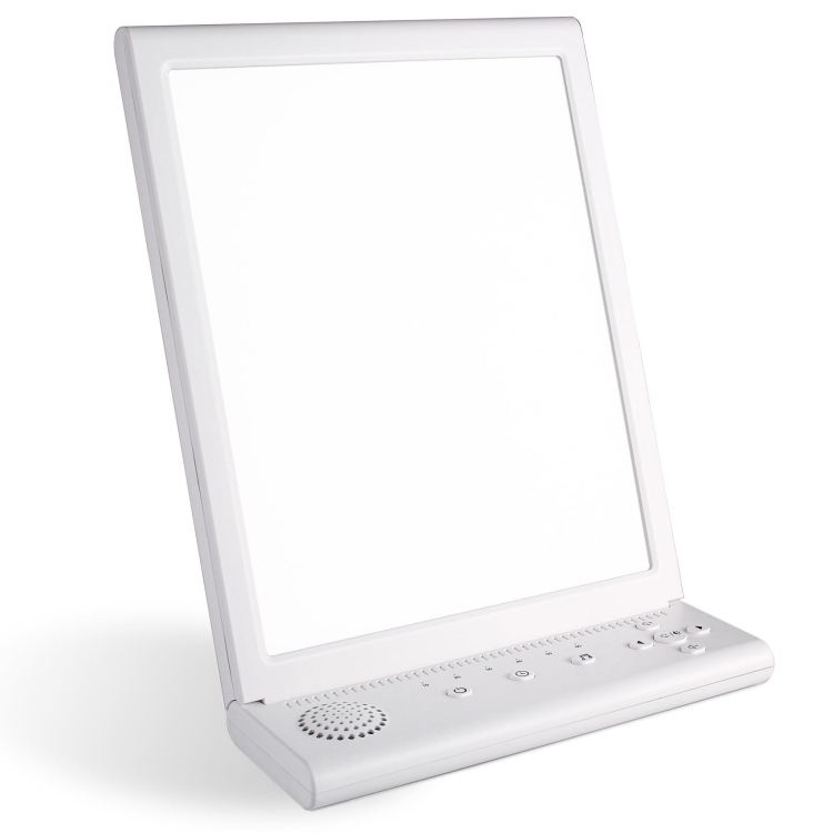 Lâmpada de fototerapia com ruído branco triste, luz noturna emocional ...