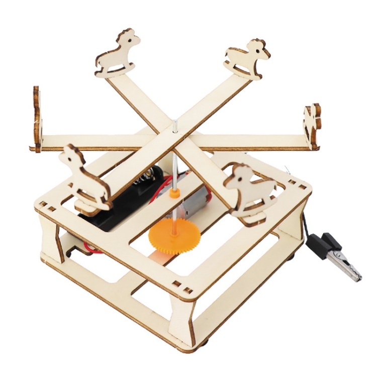 Electrical Carousel Assembly Model Children DIY Science Technology ...