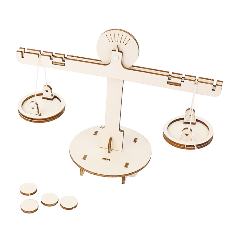 Homemade Balance Scale Kit Children Wooden Assembly Educational Toy ...