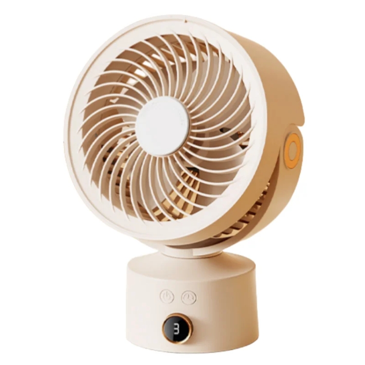 WT-F70 Oscillating Desk Fan 3-Speed Digital Display, 4-Hour Timer ...