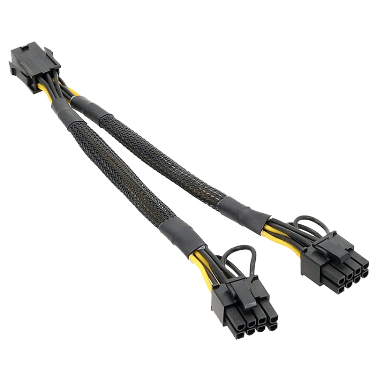 6Pin To Dual 8Pin Graphics Card Set Cable One To Two Power Supply Cable ...