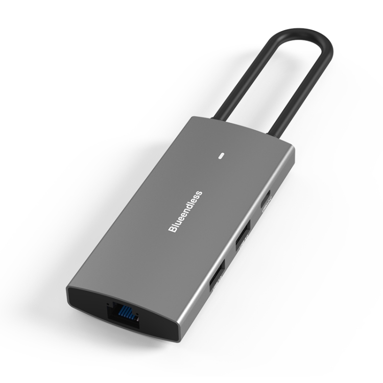 Blueendless 4K60Hz + Gigabit LAN + Data Type-C Docking Station, Spec: 6 ...