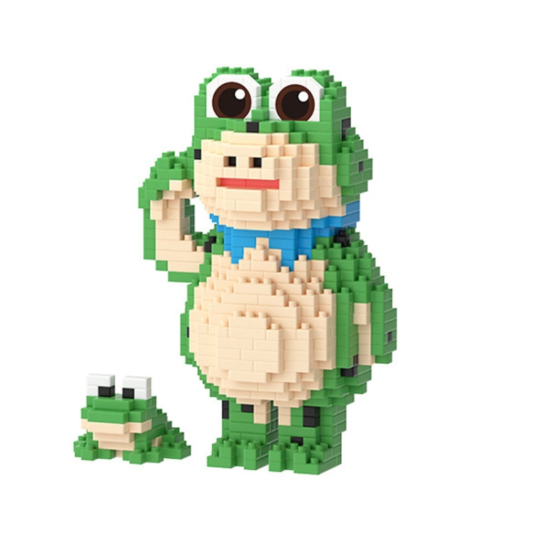 855pcs /Box Children Educational Assembly Small Frogs Building Blocks ...