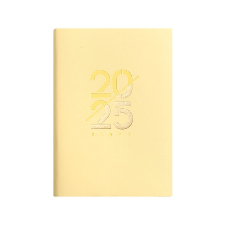 2025 Calendar A5 Planner Soft Leather Daily Planner Notebook, Color ...