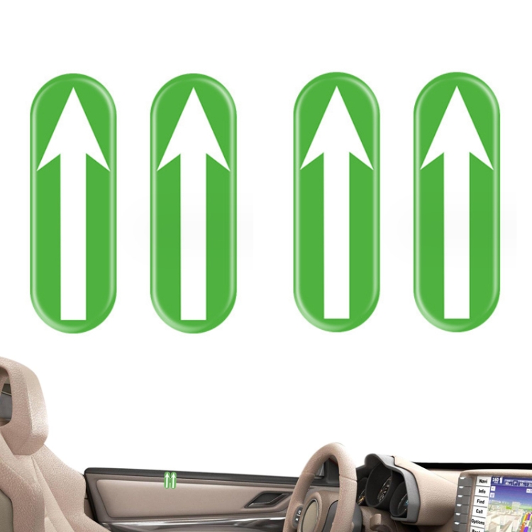 2pairs Safety Point Driving Assistance Positioning Mark Car Interior ...