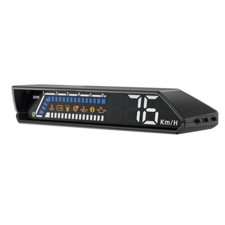 Head-up Display OBD Multi-function Vehicle Instrument Oil Temperature ...