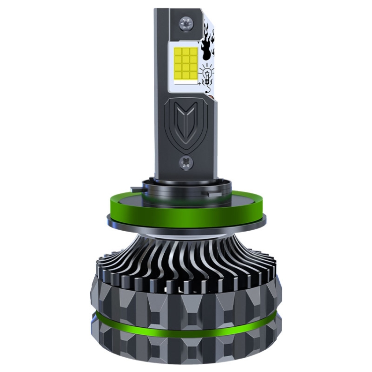 150W Four Copper Tube 24 LED Spotlight Car Headlight, Bulb: H11