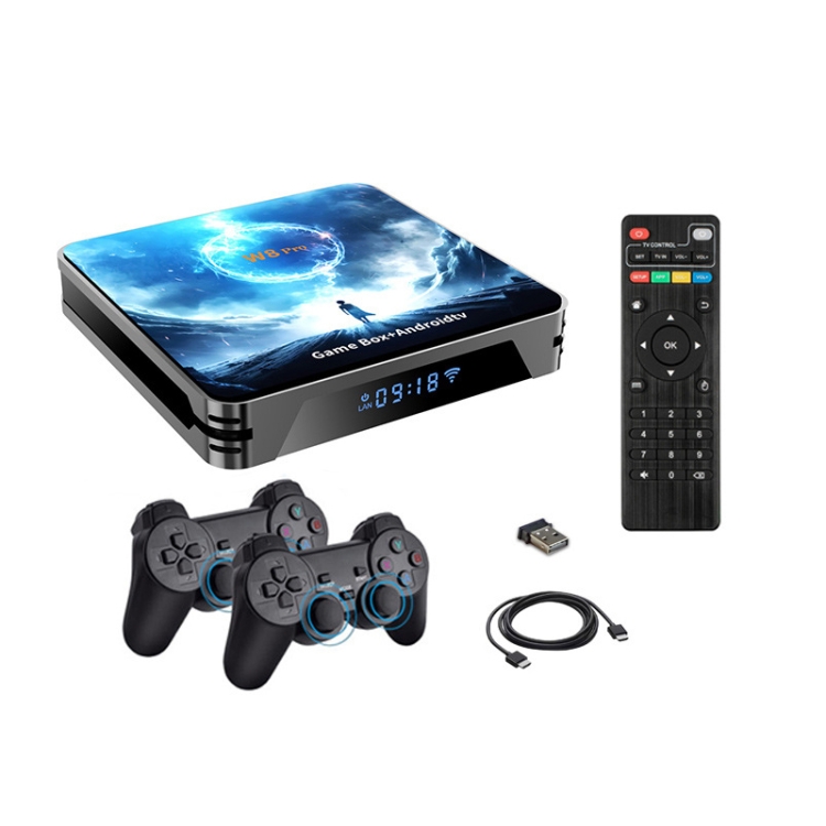 W8PRO 64G Dual System HD Wireless Joystick Retro Gaming Console With ...