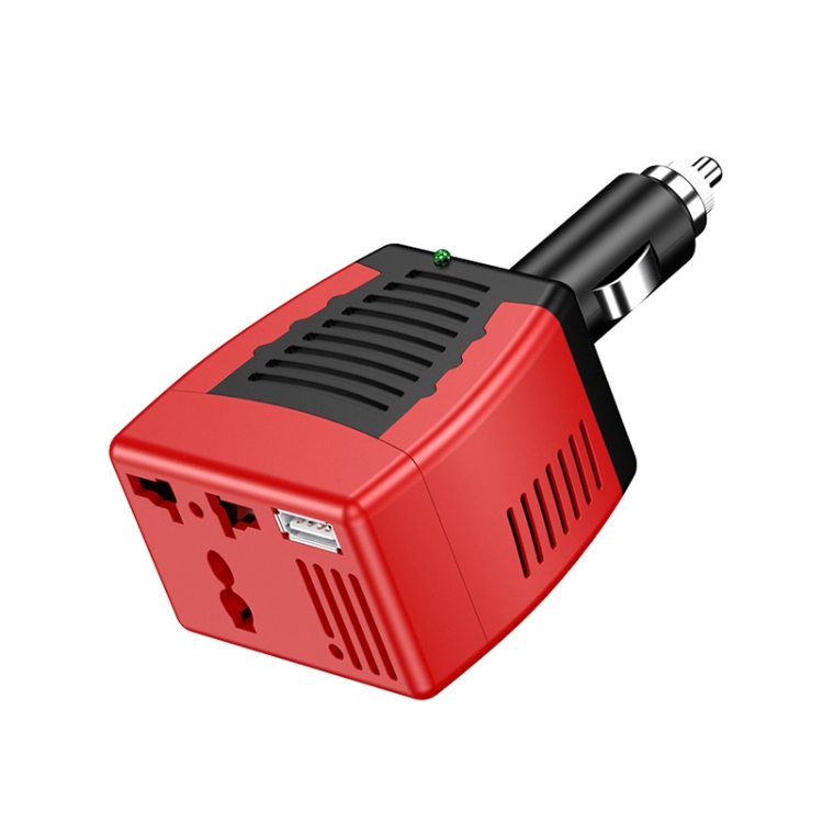 75W Car Inverter Voltage Conversion USB Port Charger, Color: 12V To ...