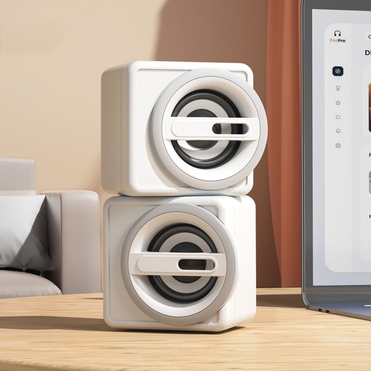 K1 Mini Desktop Computer Wired Speakers USB Subwoofer Speaker, Color ...