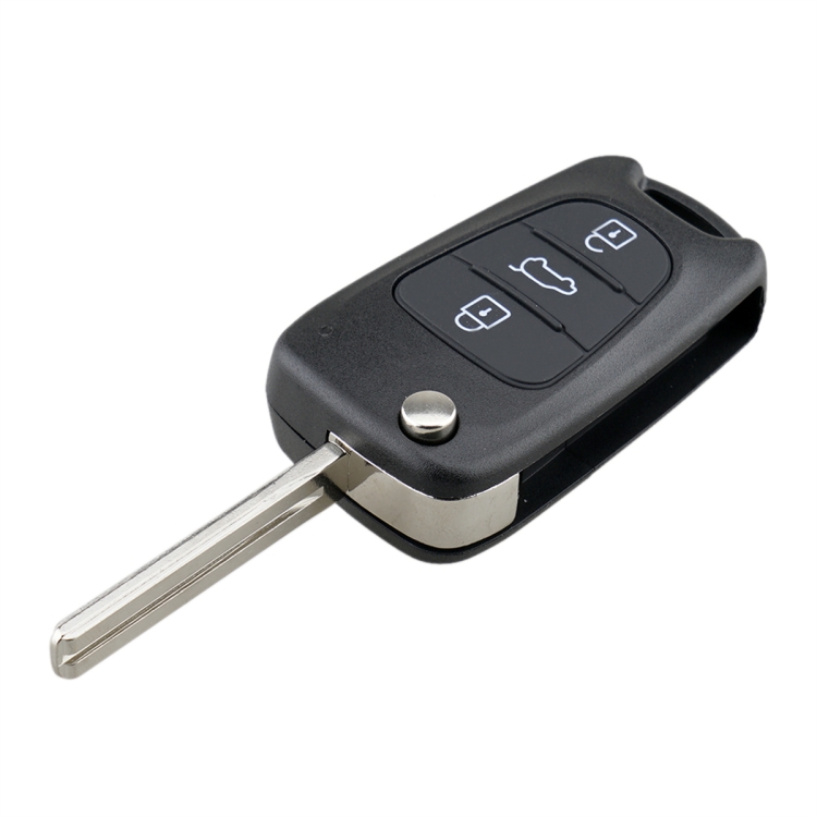 For Hyundai / Kia 3-Button Folding Car Key Shell(SUV Key)