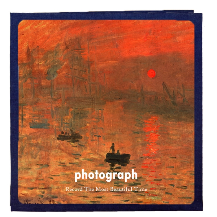 Art Retro DIY Pasted Film Photo Album Family Couple Commemorative Large ...