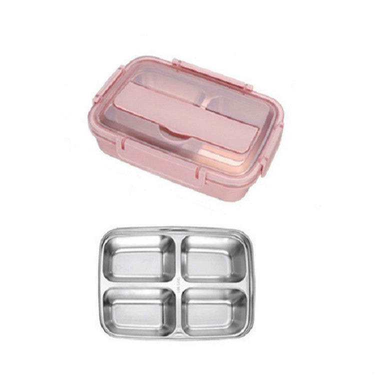 SSGP Office Lunch Box Compartment Lunch Box Student Children Portable ...