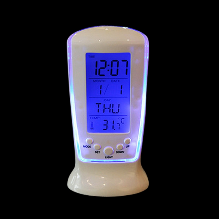 Multi-function Home Desktop LED Alarm Clock with Calendar & Temperature ...