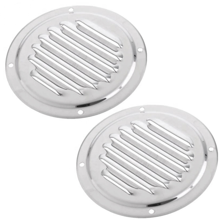 2 PCS 4 inch 316 Stainless Steel Round Ventilation Panel