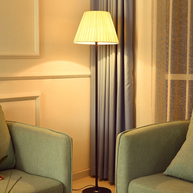 Simple Fabric LED Warm White Floor Lamp
