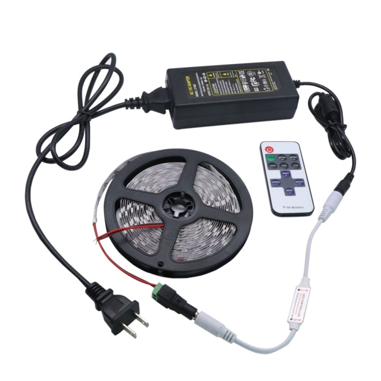 YWXLight Dimmable Light Strip Kit, 5m LED Ribbon, 11key รีโมทคอนโทรล ...