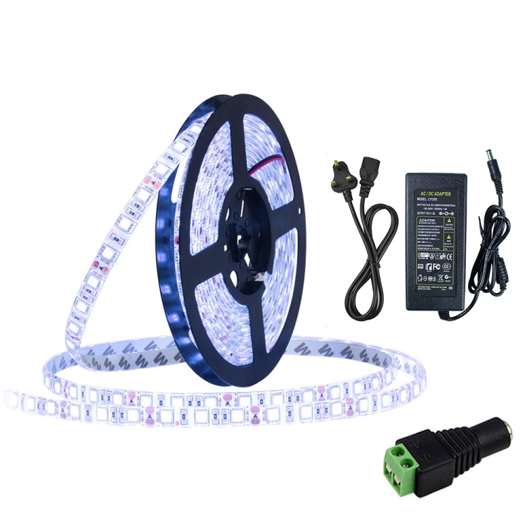 YWXLight 5m 5050SMD 300LED Versión desnuda Luz LED blanca fría con ...