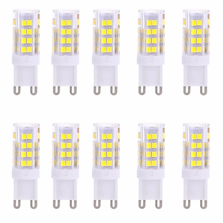 10 PCS YWXLight G9 5W 2835SMD 51LEDs ไฟเซรามิกส์ LED Corn Light Bi-pin ...