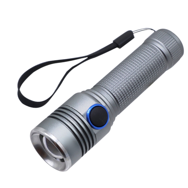 1000LM LED Flashlight USB Rechargeable Focusing Torch Light
