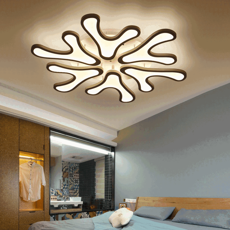 Simple Modern LED Ceiling Lamp Creative Atmosphere Hotel Lobby Ceiling ...