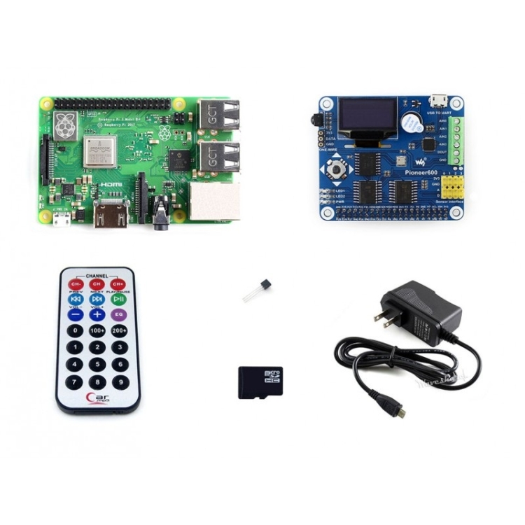 Waveshare Raspberry Pi 3 모델 B + 개발 키트 (유형 B)