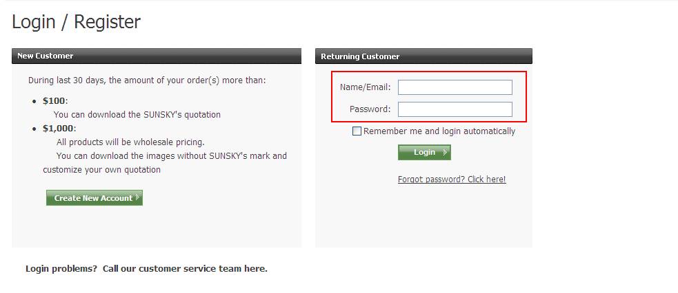 SUNSKY How To Make Order