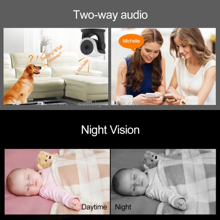 Caméra IP sans fil VSTARCAM C24S 1080P HD 2,0 mégapixels, prise en ...