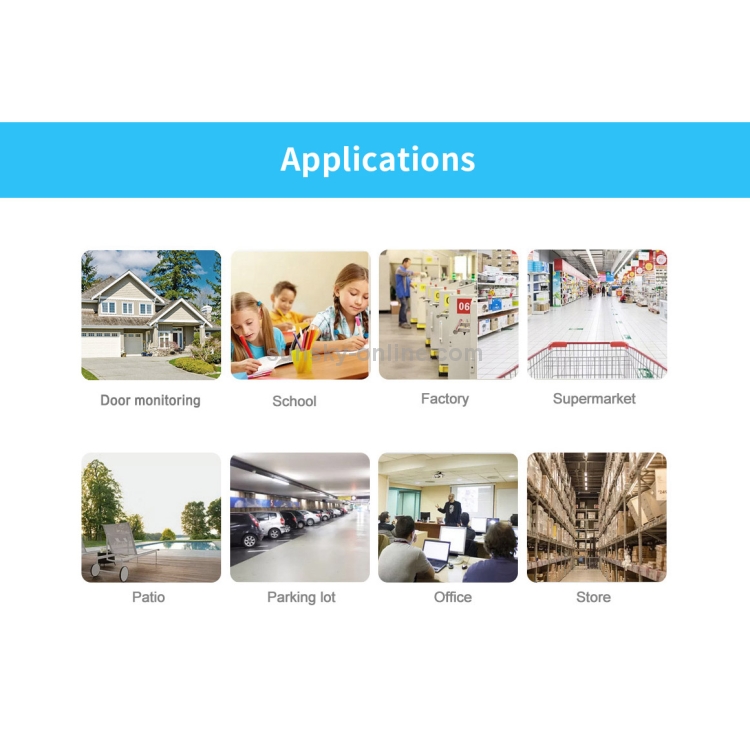 SriHome SH031 3.0 Million Pixels 1296P HD IP Camera, Support Two Way ...