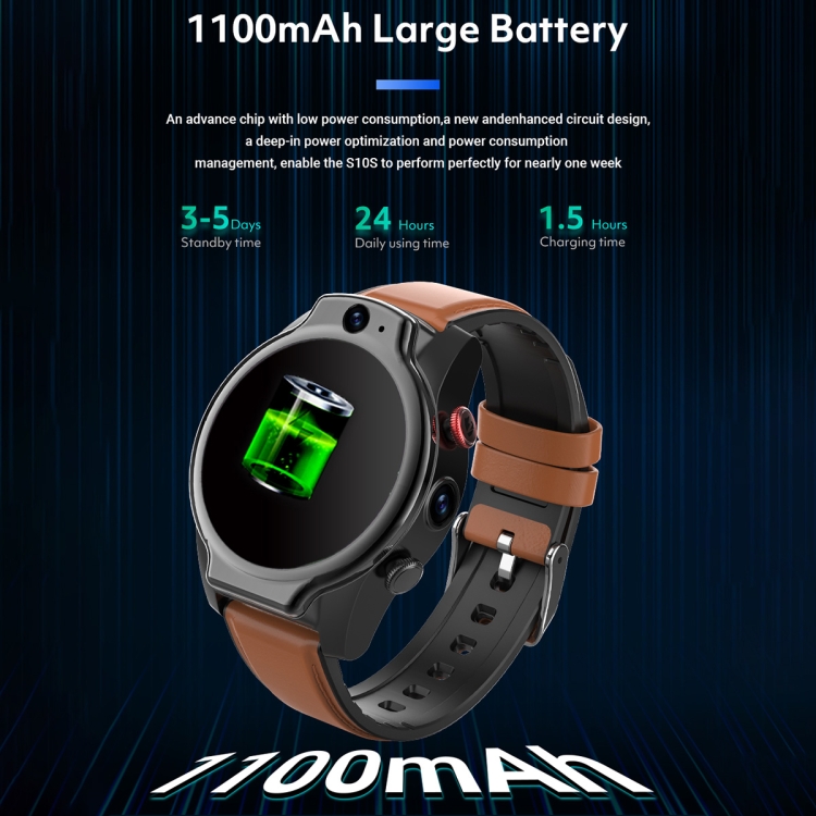 LEMFO LEM14 CWAT21970H 4GB+64GB, 4G Call Smart Watch, 1.6 inch MTK6762 ...