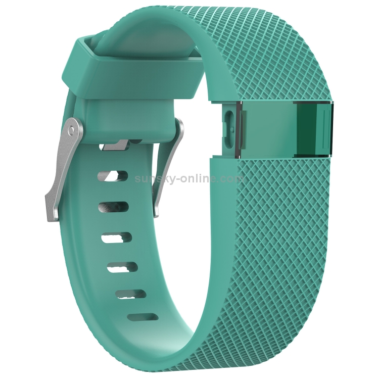 Fitbit Charge HR (Mint Green)을위한 단색 조절 가능한 시계 밴드