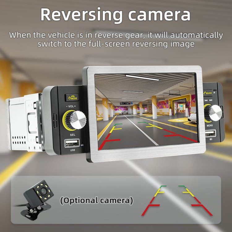 158W 5 inch Allwinner Melis F133 Car MP5 Player, Support CarPlay / BT ...