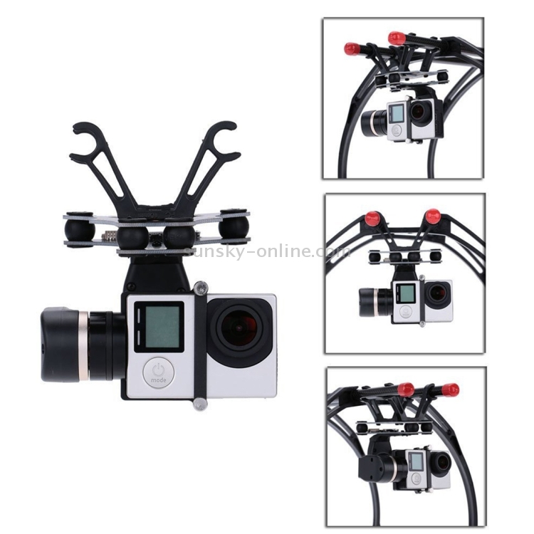 FY Mini 2D Aircraft Helicopters 2 Axis Sports Camera Brushless Gimbal ...