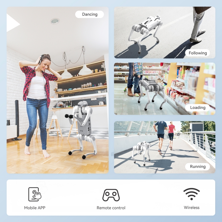 Unitree Go1 Pro 智能仿生四足机器人机器狗 (颜色：美规银色)