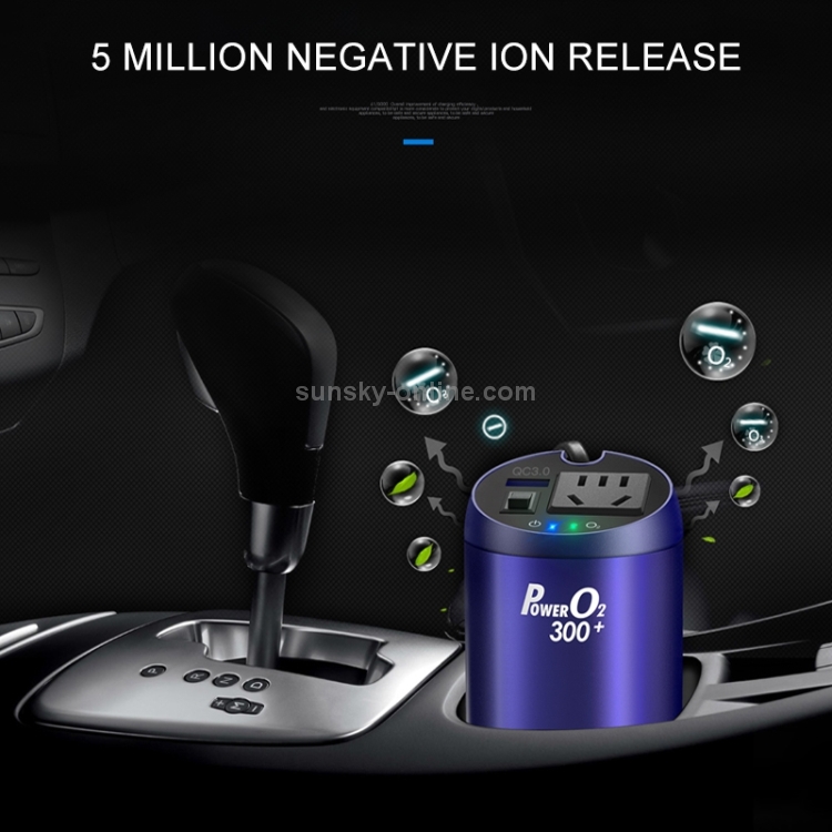 XPower T300 Plus DC 12V to AC 220V Car Multi-functional Power Inverter ...