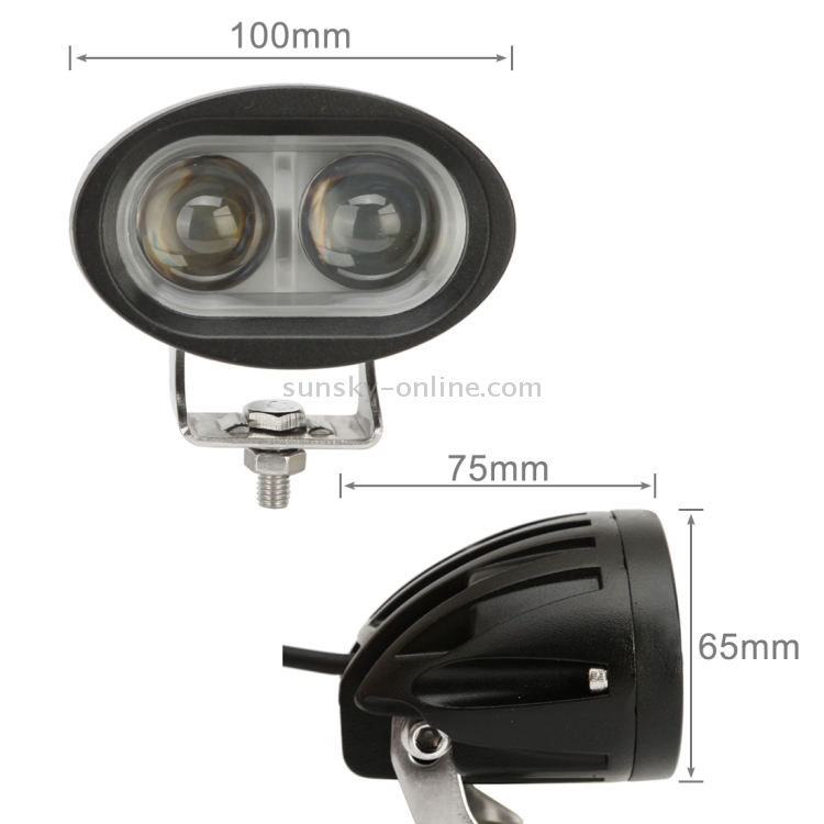 Dc 9 32v 20w 6000k 방수 차량 자동차 보트 해양 외부 작업 조명 비상 조명 30도 스포트 라이트 Led 자동차 전구 2 강렬한 크리어 Led 조명 백색 조명