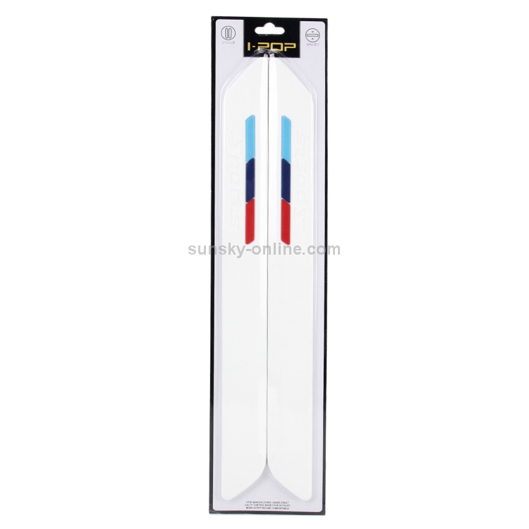 2 Pcs 자동차 플라스틱 충돌 방지 스티커 자동차 도어 문지름 범퍼 스트립 자동 가드 사이드 도어 스크래치 스티커 수호자 흰색