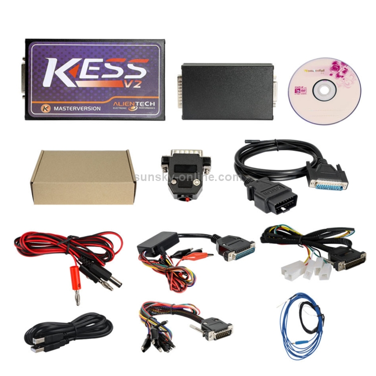V2.33 V4.036 เฟิร์มแวร์และ KTAG KESS V2 ECU Programmer เครื่องมือ Kess V2 ไม่มี Token Master V2 ...