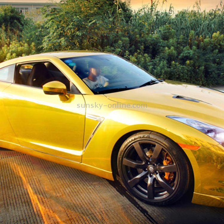 1.52m × 0.5m Electroplating Car Auto Body Decals สติกเกอร์ติดด้วยตนเอง ...