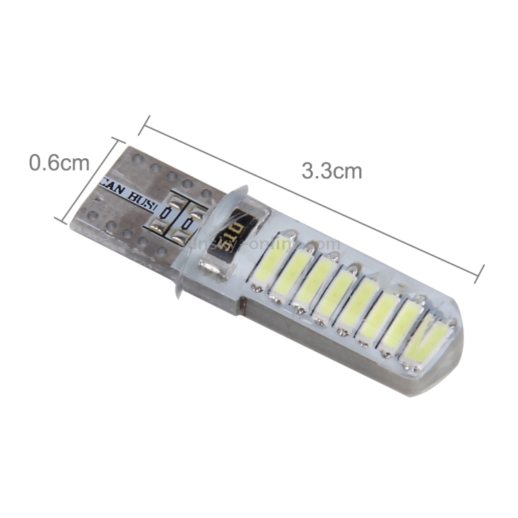 2 STKS T10 3 W 16 SMD-4014 LEDs Auto Klaring Lichten Lamp, DC 12 V (Wit ...